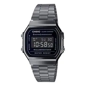 Casio Stainless Steel Digital Watch - Silver