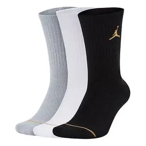 JORDAN Everyday Max Basketball Socks - Gray/white/black