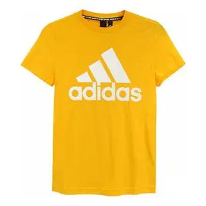 Adidas Round Neck Short Sleeve T-shirt - Yellow
