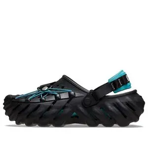 CROCS Echo Reflective Laces Clog - Black/teal