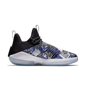 JORDAN Jumpman Hustle "dark Concord" Sneakers - Black/blue/white