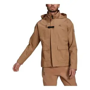 Adidas Casual Sports Hooded Jacket - Yellow