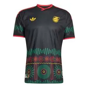 Adidas Jamaica 2026 X Bob Marley Authentic Jersey - Black