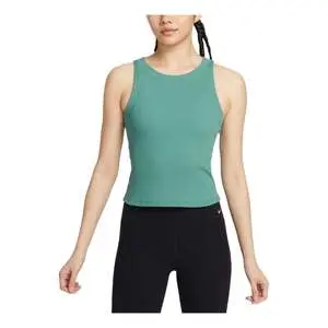 Nike Nike Dri-FIT Rib Tank Green