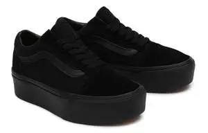 VANS Old Skool Stackform Platform Sneakers - Black