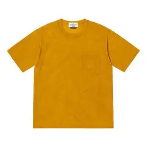 Supreme Ss19 X Stone Island Pocket Tee Crossover Short Sleeve - Yellow