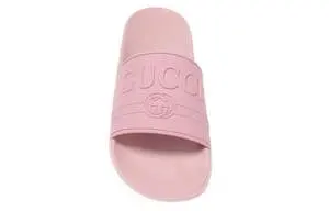 Gucci Embossed Slide Sandals