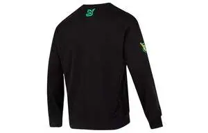 PUMA Classics Street Sport Crewneck Sweatshirt - Black/green