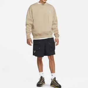 Nike X Solid Color Casual Sports Round Neck
