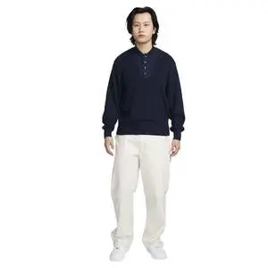 Nike Life Long Sleeve Military Henley Sweater