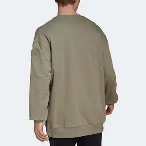 Adidas Solid Color Crewneck Pullover