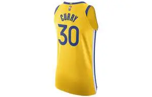 Nike Golden State Warriors Stephen Curry Basketball Jersey - Yellow