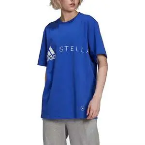 Adidas By Stella Mccartney Logo T-shirt - Blue/white