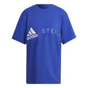 Adidas By Stella Mccartney Logo T-shirt - Blue/white
