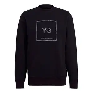 Adidas Y-3 Ss21 Reflective Square Logo Crewneck
