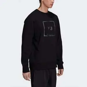 Adidas Y-3 Ss21 Reflective Square Logo Crewneck