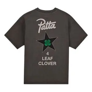 CONVERSE X Patta Four-leaf Clover Short Sleeve T-shirt Asia Sizing - Black