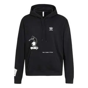 Adidas Hooded Sweatshirt - Black