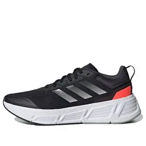 Adidas Questar Matte Silver Low Top Sneakers - Black