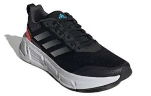 Adidas Questar Matte Silver Low Top Sneakers - Black