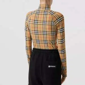 Burberry Vintage Check Quarter-zip Top