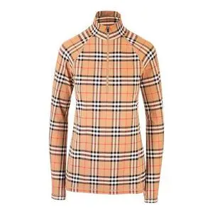 Burberry Vintage Check Quarter-zip Top