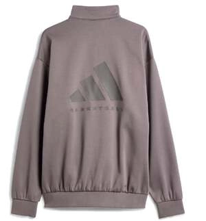 Adidas Basketball Half-zip Sweatshirt - Brown