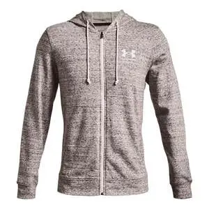 Under Armour Rival Terry Zip-up Hooded Jacket - Grey
