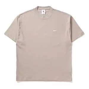 Nike Lab Solo Swoosh Basic Sports Short Sleeve T-shirt - Light Pink
