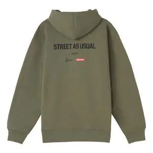 Supreme X Wtaps Sicem! Hooded Sweatshirt - Olive Green