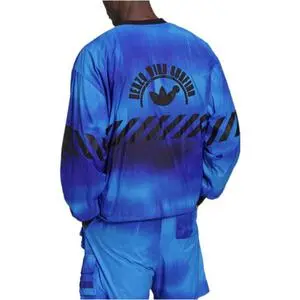 Adidas Original Logo Pattern Round Neck Pullover Long Sleeve