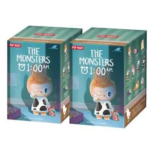 POP MART The Monsters 1:00 A.m. Series Figures Sealed Cases - Multi-color