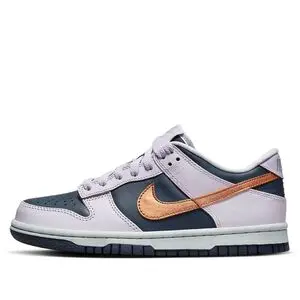 Nike Dunk Low Se "copper Swoosh" Casual Lace-up Sneakers
