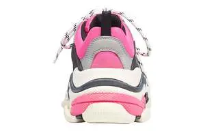 Balenciaga Triple S Sneakers - Black/gray/pink