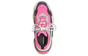 Balenciaga Triple S Sneakers - Black/gray/pink