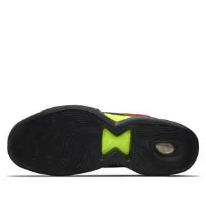 Nike Pg 5 'mismatched Multi' Low Top Sneakers - Black/yellow/red