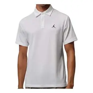 JORDAN Sports Dri-fit Polo 'white Black - White/black