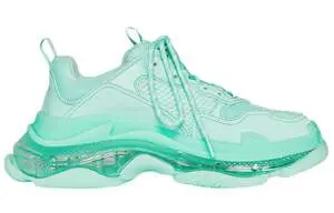 Balenciaga Triple S Sneaker Clear Sole - Mint