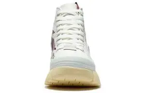 LI-NING High-top Lace-up Sneakers - Grey/tan