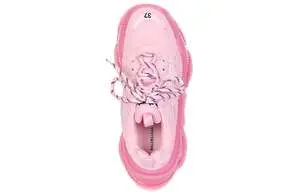 Balenciaga Triple S Clear Sole Sneakers - Pink