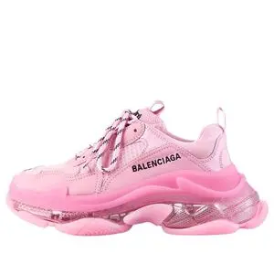 Balenciaga Triple S Clear Sole Sneakers - Pink