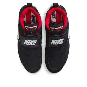 Nike Diamond Turf Proto '92 High Top Sneakers - Black/white/fire Red