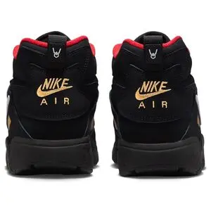 Nike Diamond Turf Proto '92 High Top Sneakers - Black/white/fire Red