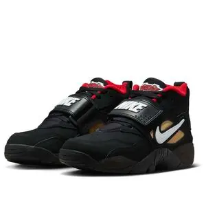 Nike Diamond Turf Proto '92 High Top Sneakers - Black/white/fire Red