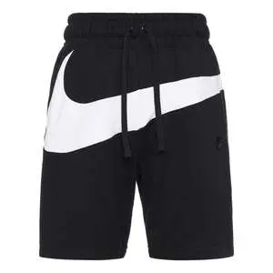 Nike Big Swoosh French Terry Shorts - Black