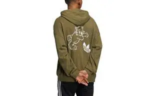 Adidas Originals Bear Pattern Pullover Hoodie