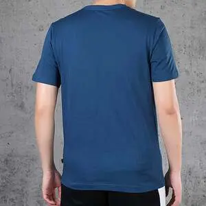 PUMA Logo Printed Short Sleeve Tee