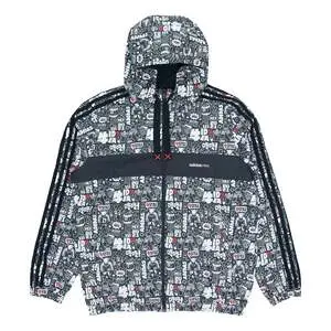Adidas Neo Graffiti Graphic Print Track Jacket