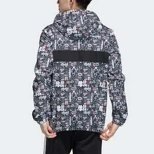 Adidas Neo Graffiti Graphic Print Track Jacket