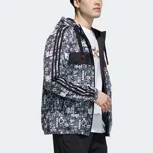 Adidas Neo Graffiti Graphic Print Track Jacket